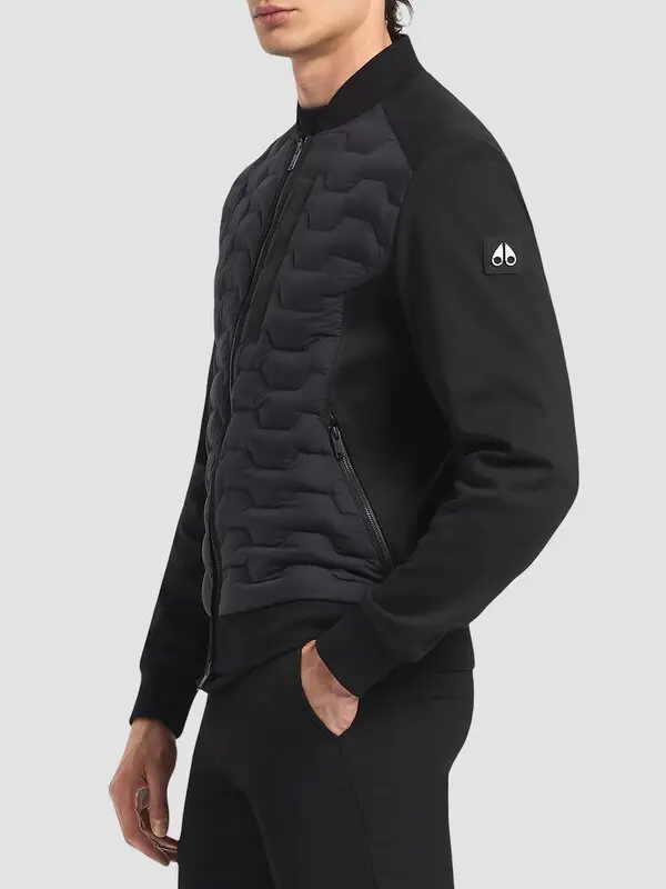 Moose Knuckles Granite Down Bomber Jacket