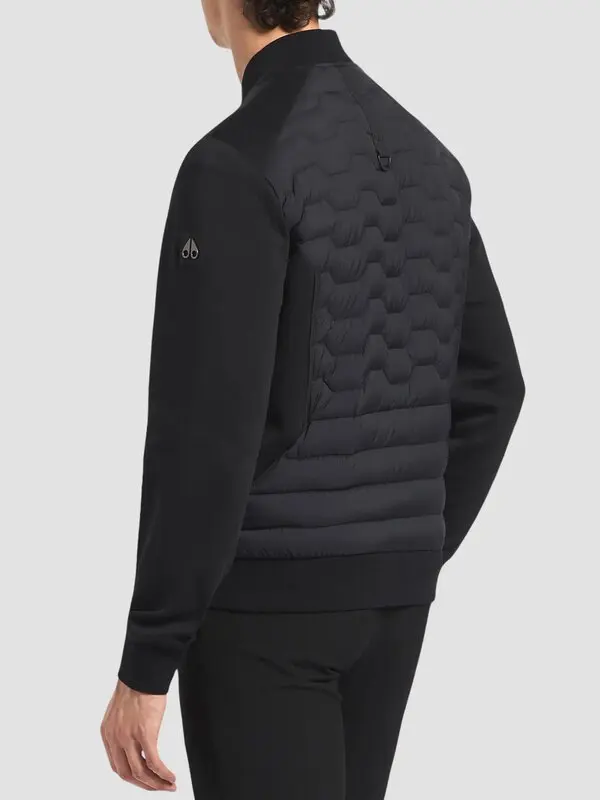 Moose Knuckles Granite Down Bomber Jacket