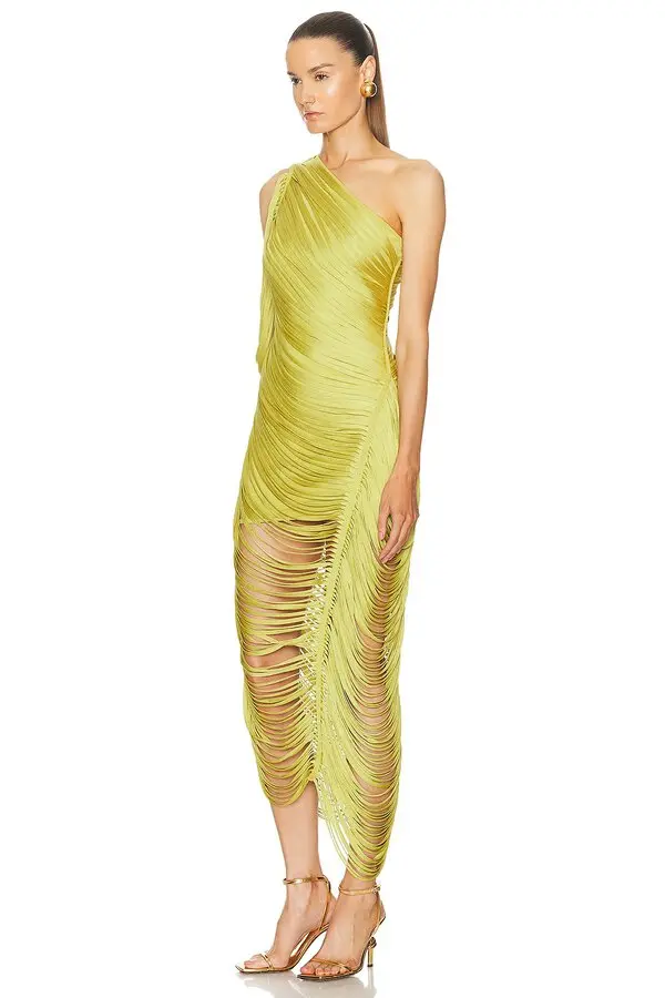 gaia metallic gold strapless dress Edina Dress
