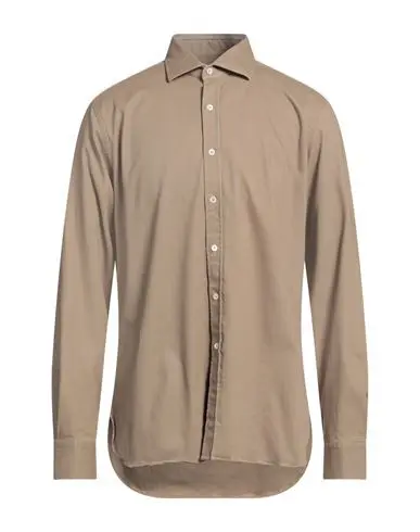 ALESSANDRO GHERARDI Shirt Size Cotton, Elastane - Beige