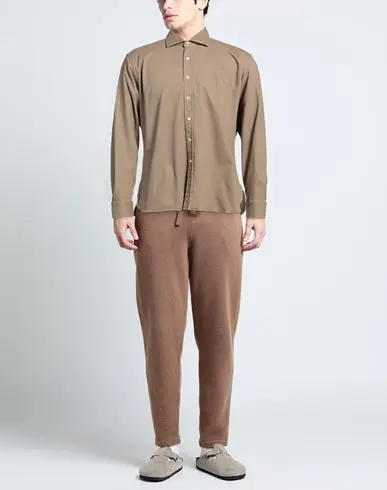 ALESSANDRO GHERARDI Shirt Size Cotton, Elastane - Beige