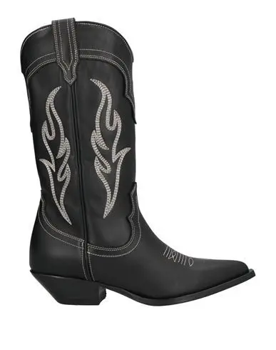 SONORA Leather Cowboy Ankle Boots