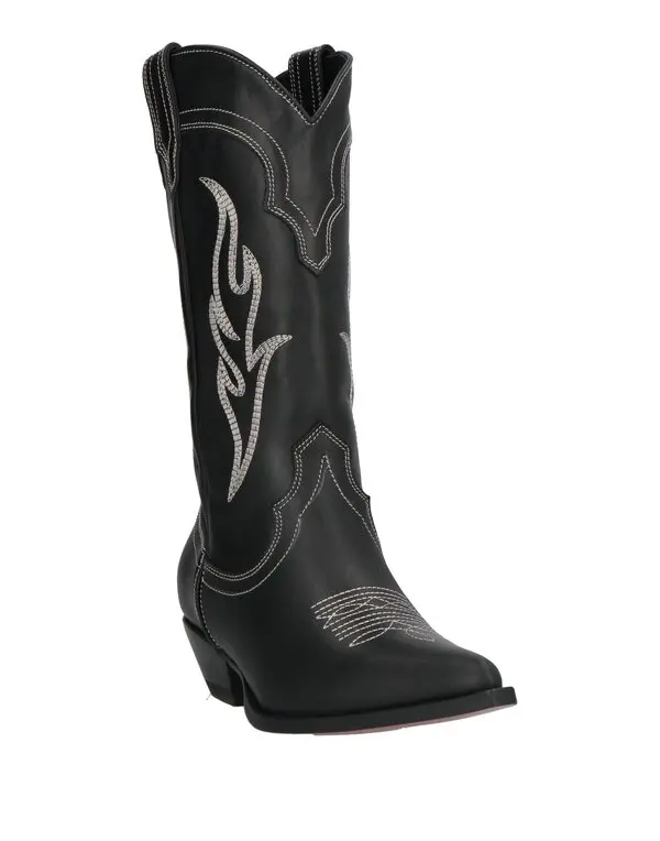 SONORA Leather Cowboy Ankle Boots