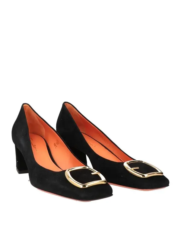 Santoni Leather Pumps - Black