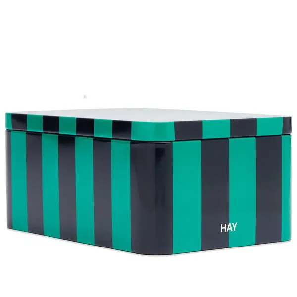 HAY Tin Container - Green/dark Blue