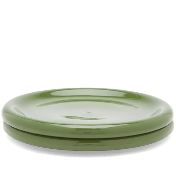 HAY Barro Dinner Plate Set Of 2 - Green