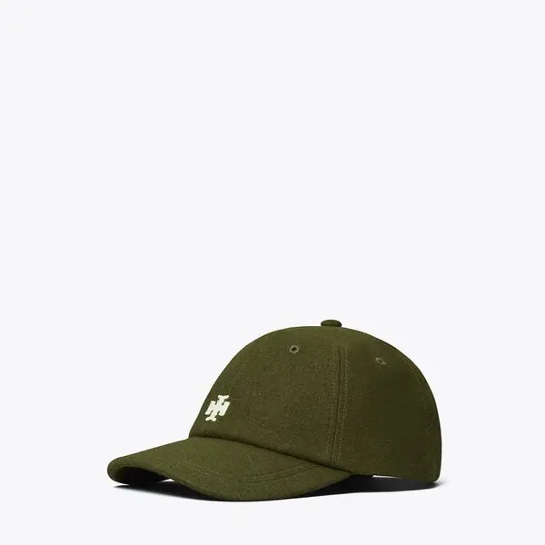 Tory Burch Wool Cap - Olive Green