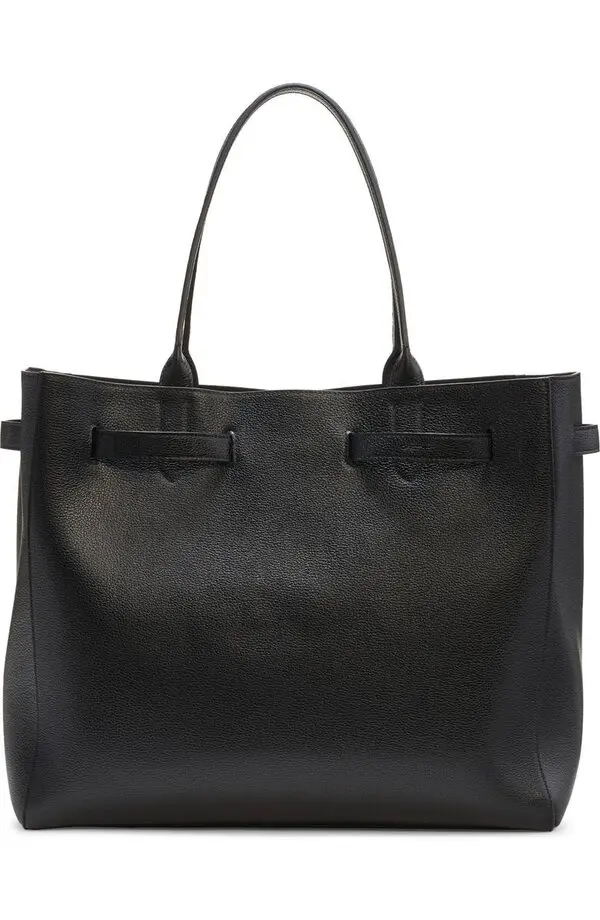 TOM FORD Large Audrey Grained Leather Tote - 1n001 Black