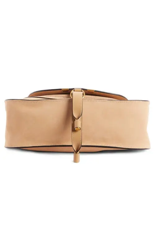 Chloé Small Marcie Leather Satchel - Milky Brown 281