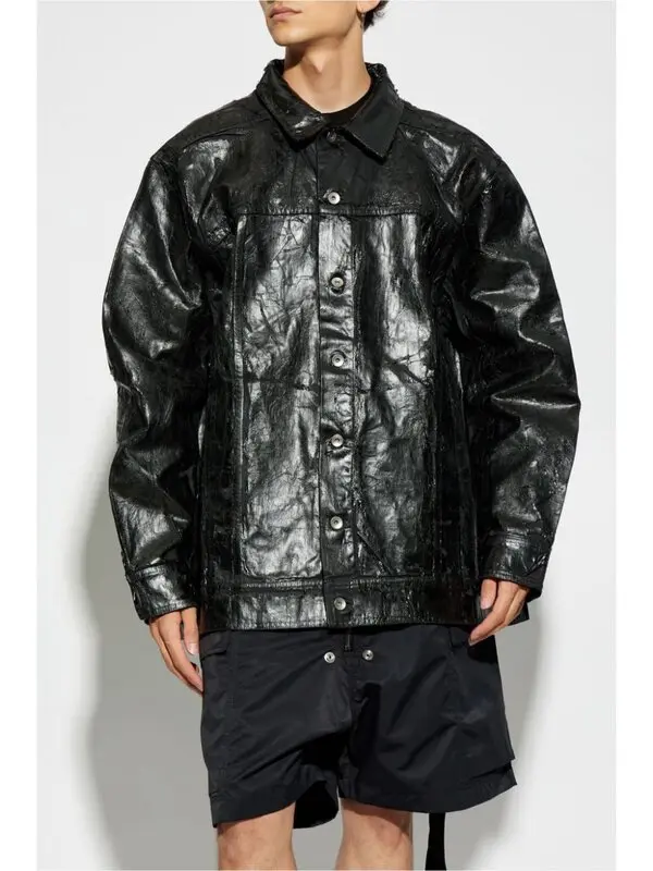 Rick Owens Jumbo Worker Jacket - Black