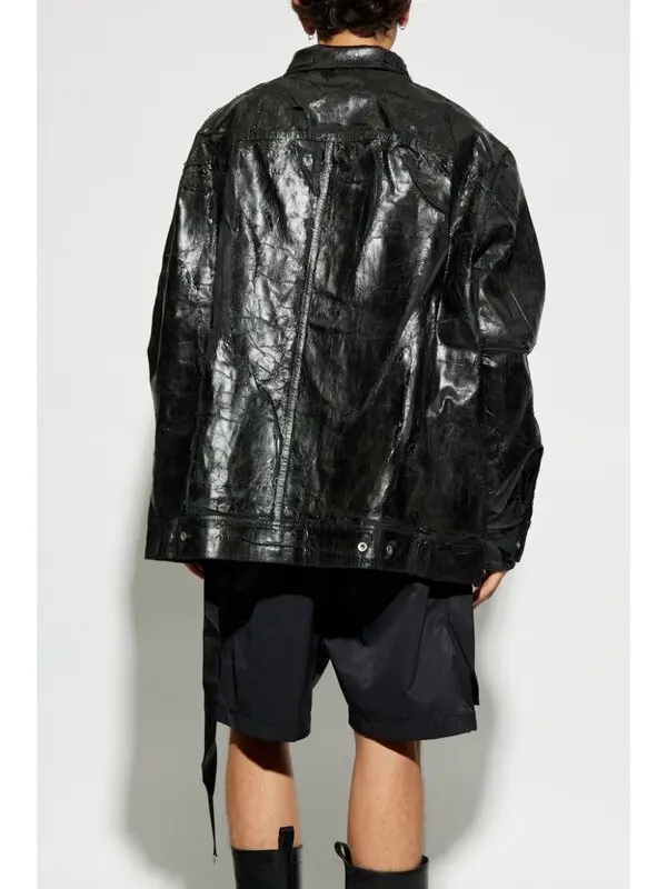 Rick Owens Jumbo Worker Jacket - Black