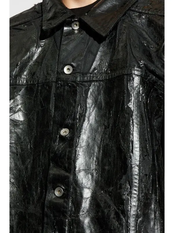 Rick Owens Jumbo Worker Jacket - Black