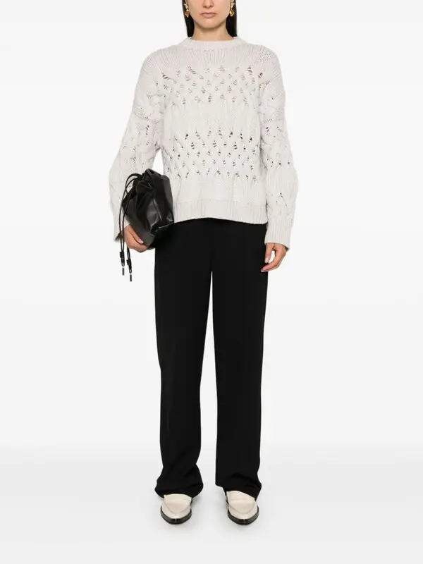 Brunello Cucinelli Tapered Trousers - Black