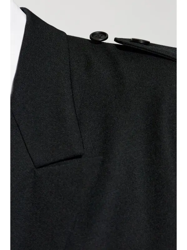 Yohji Yamamoto Wool Double-breasted Blazer