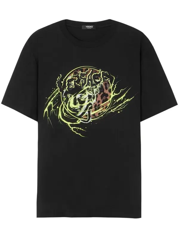 Versace Medusa Punk T-shirt - Black