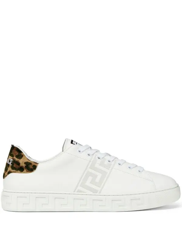 Versace Greca Pony-effect Sneakers