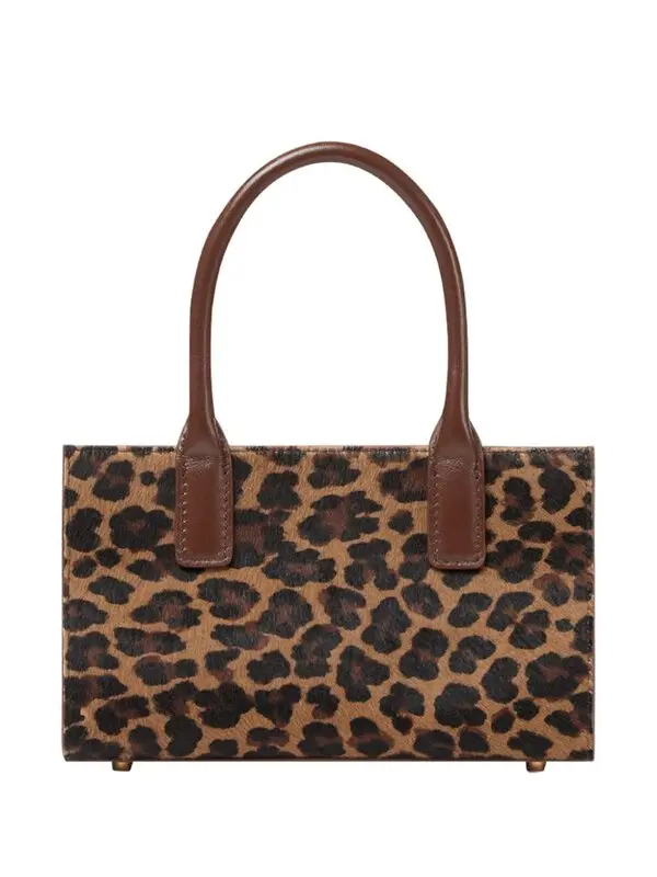 Versace Small Medusa '95 Leopard Tote Brown Editorialist
