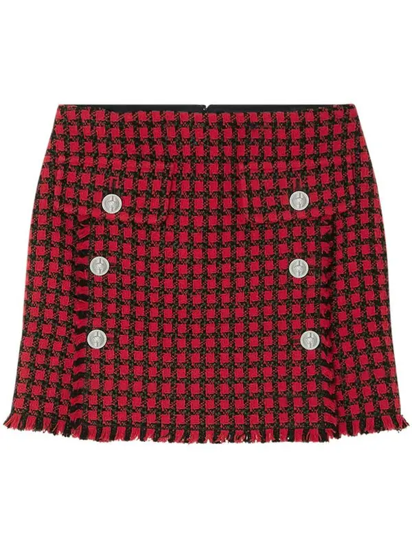 Versace Tweed Pencil Skirt