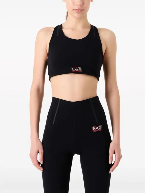 EA7 Logo-appliqué Sports Bra