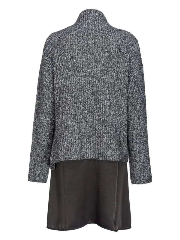 Pinko Layered Knitted Dress - Grey