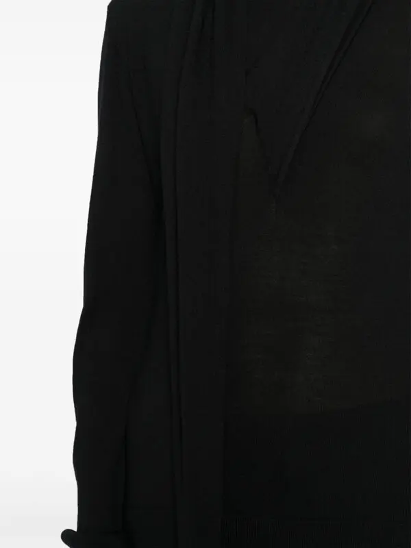 TOTEME Draped-scarf Fine Knit Top