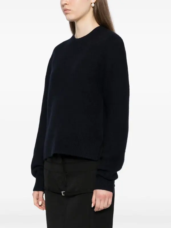 TOTEME Cropped Crew Neck Jumper