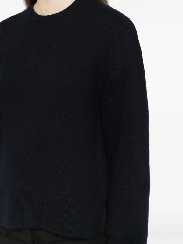 TOTEME Cropped Crew Neck Jumper
