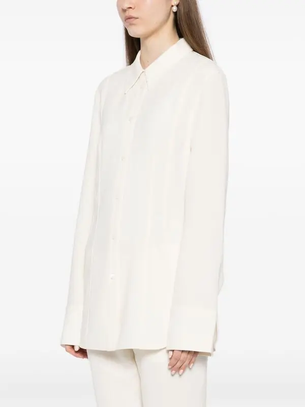 TOTEME Classic Collar Shirt - Neutrals