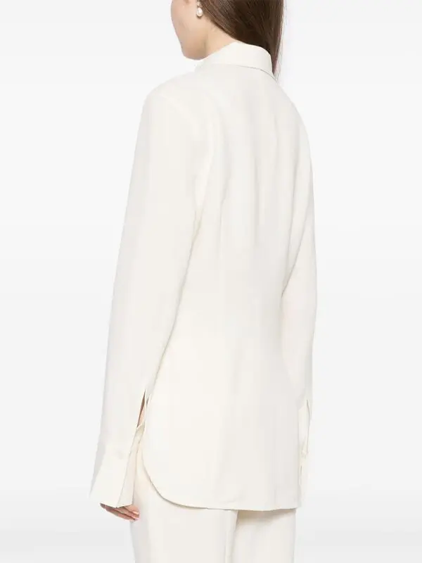TOTEME Classic Collar Shirt - Neutrals