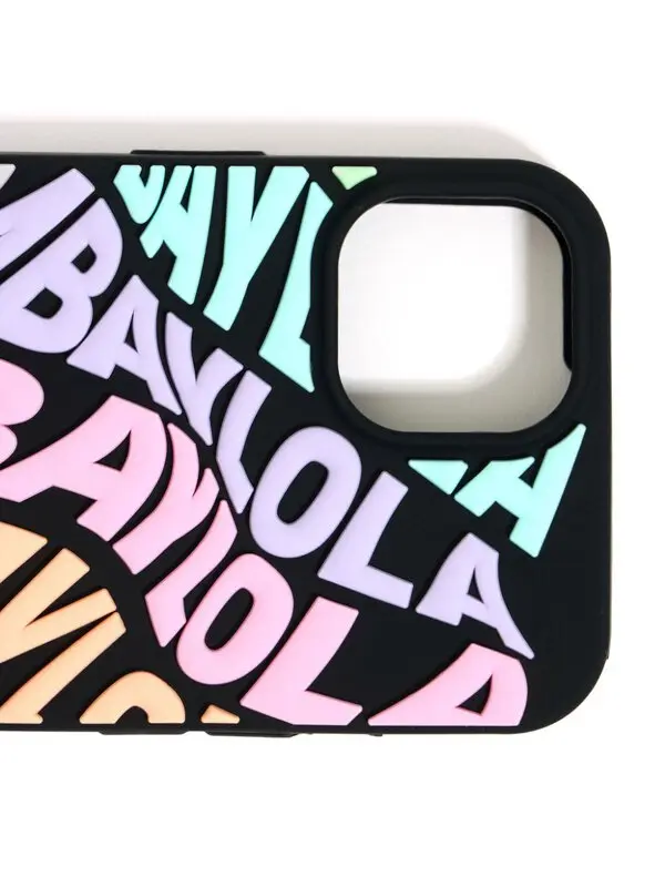Bimba Y Lola Iphone 14 Logo-Embossed Case In Black - 29% Off
