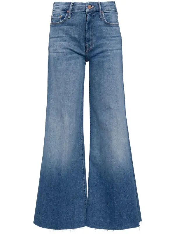 MOTHER The Roller Fray Jeans - Blue