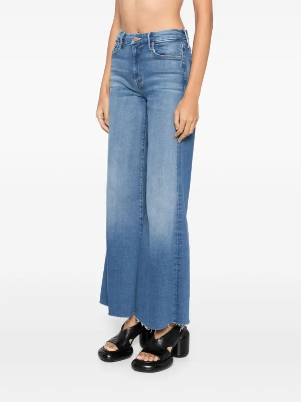 MOTHER The Roller Fray Jeans - Blue