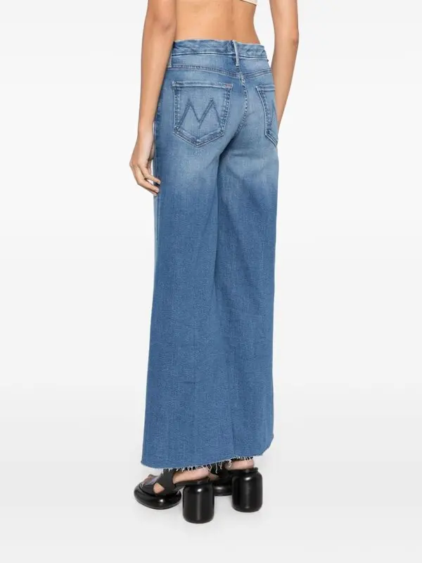MOTHER The Roller Fray Jeans - Blue