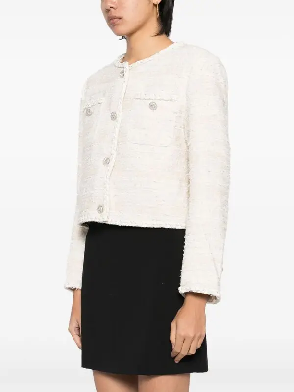 B+AB Tweed Long Sleeve Top