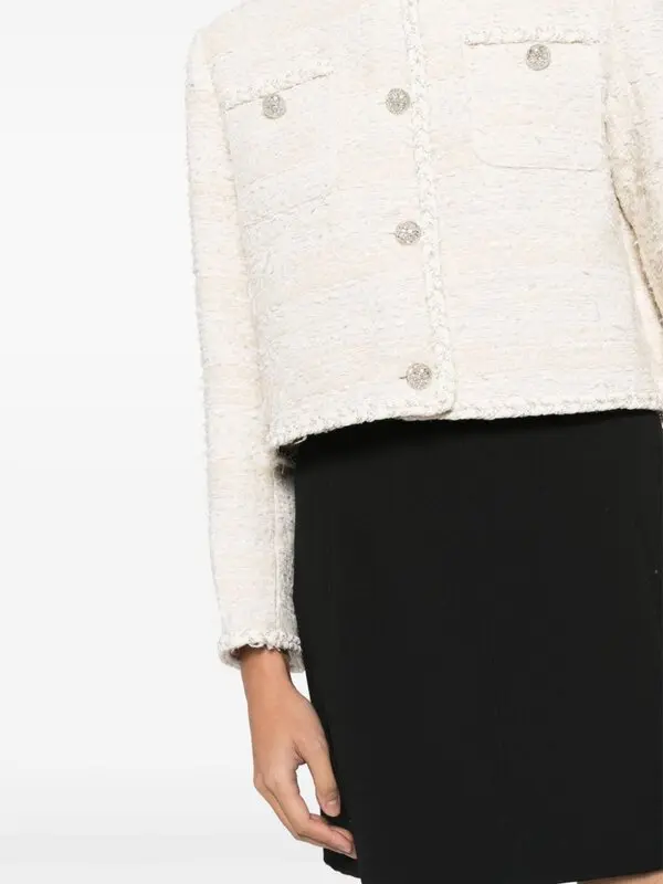 B+AB Tweed Long Sleeve Top