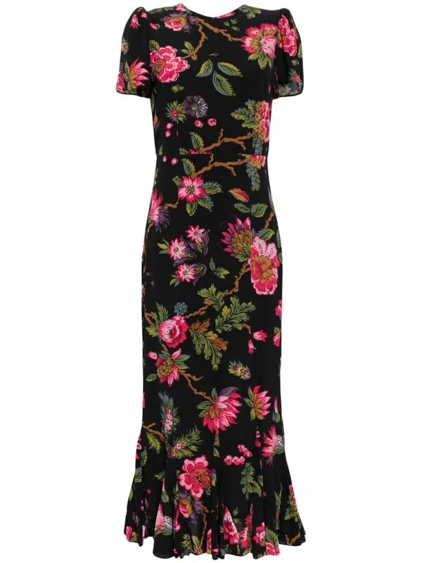 rhode lulani dress black Floral Print SIZE:Small cup C lastcallbadge Bow Dress in Cream timeless shape