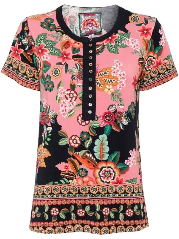 Johnny Was Janie Printed T-shirt