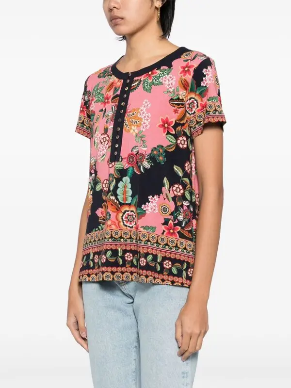 Johnny Was Janie Printed T-shirt