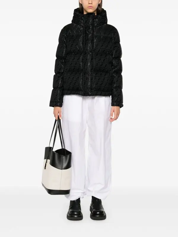 Fendi Ff-pattern Puffer Jacket