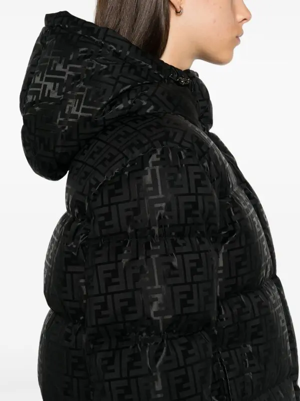 Fendi Ff-pattern Puffer Jacket