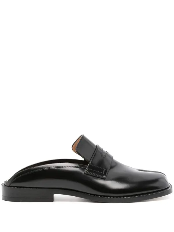 MAISON MARGIELA Split-toe Leather Slippers