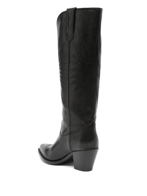 GOLDEN GOOSE Wish Star Boots In Leather