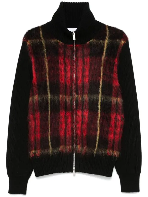 Alexander McQueen Tartan Zip-up Cardigan