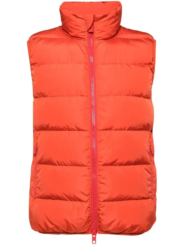 Aspesi Quilted Down Gilet - Orange