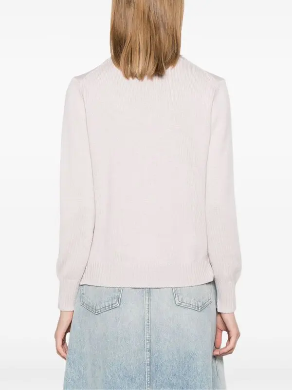 BLANCA VITA Ribbed-knit Sweater - Pink