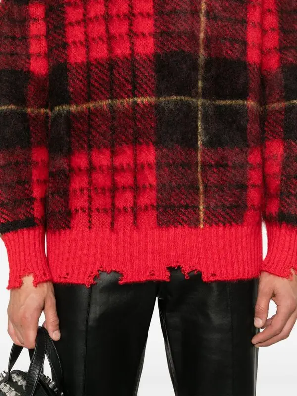 Alexander McQueen Tartan-check Sweater