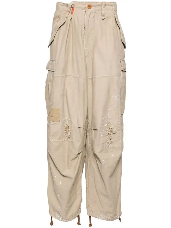 Kolor Stitch-detail Cargo Trousers