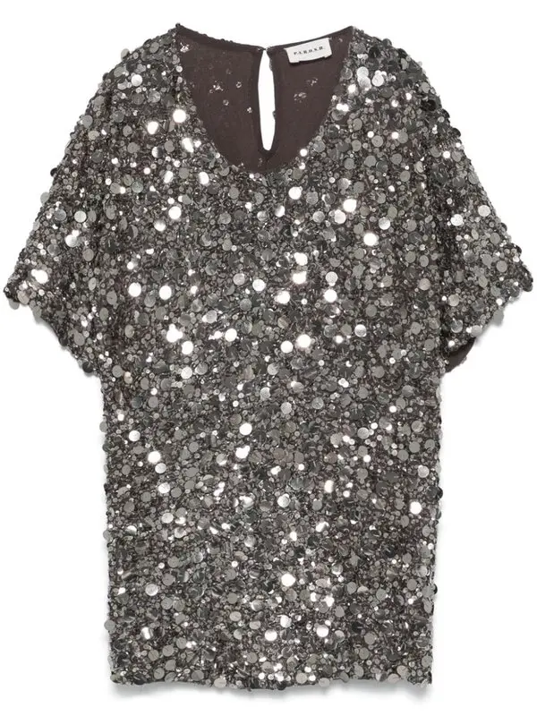 P.a.r.o.s.h Sequin-embellished T-shirt