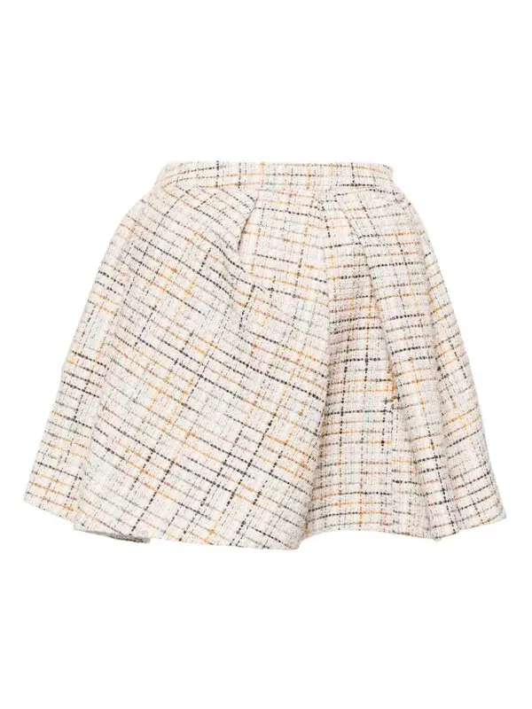 SHUSHU/TONG Tweed Mini Skirt