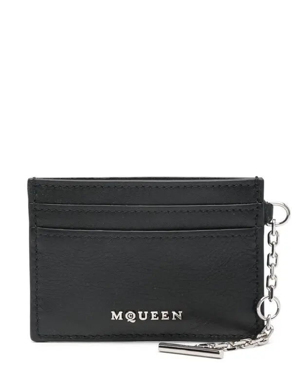 Alexander McQueen Sling Card Holder - Black